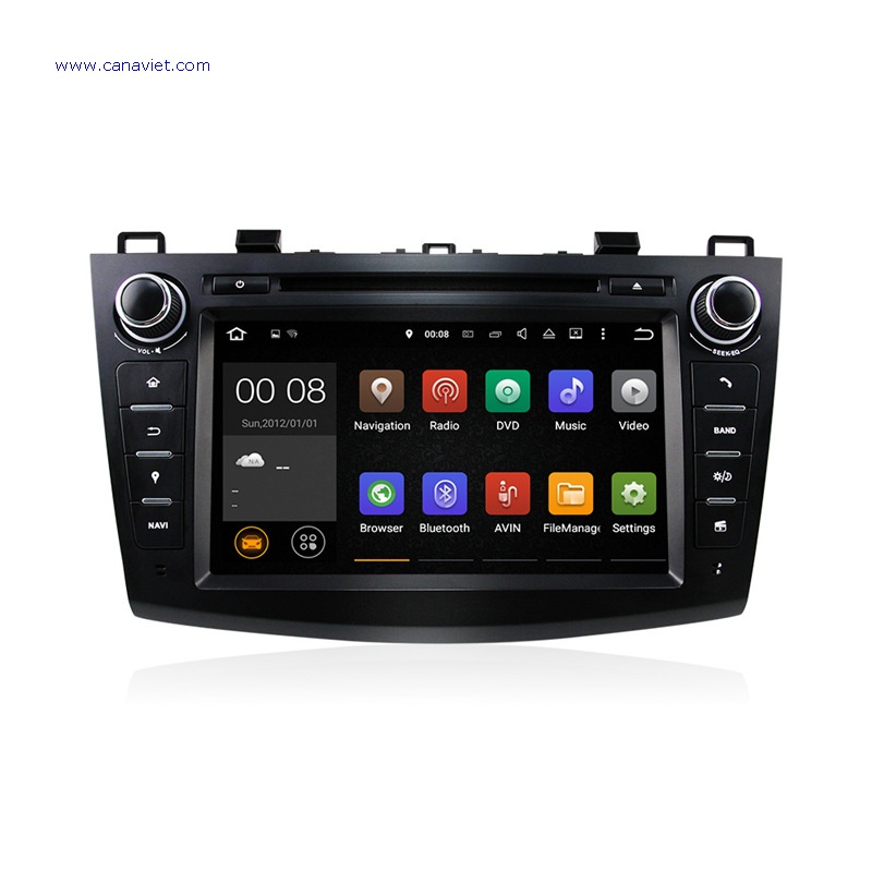 android car radio audio dvd gps navigation central multimedia mazda 3 ...