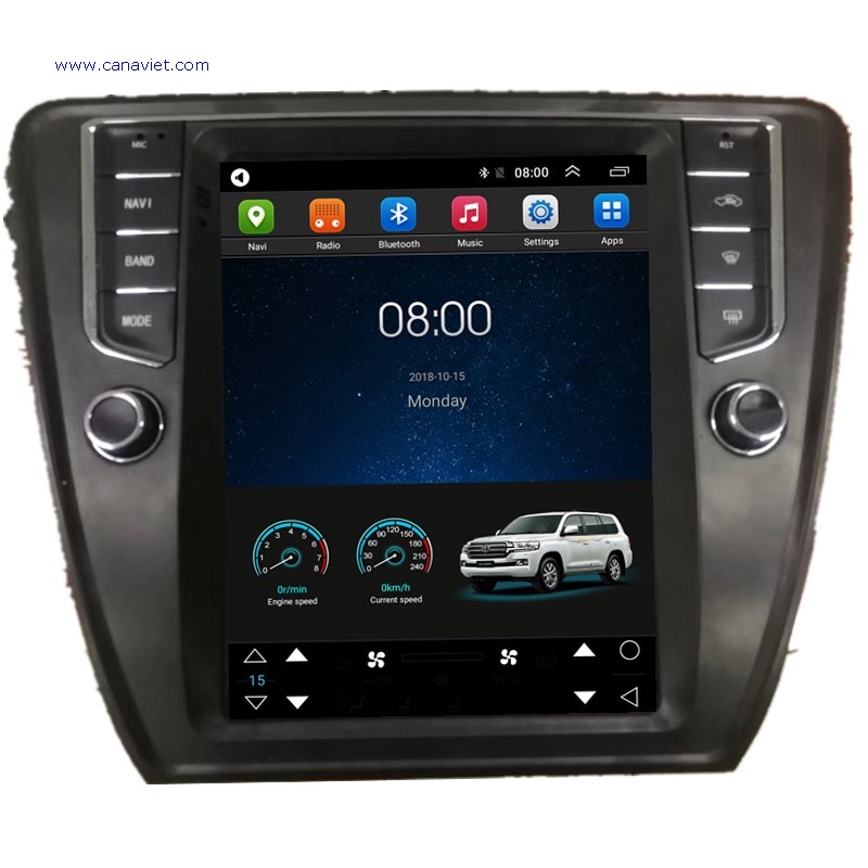 tesla vertical screen android car multimedia stereo radio audio dvd gps ...