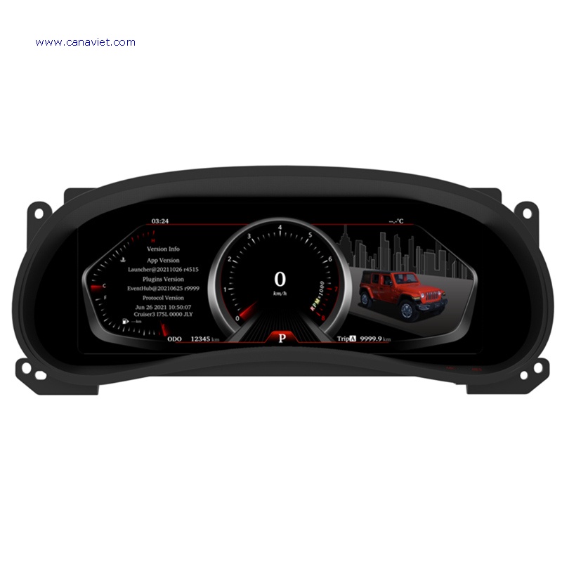 lcd instrument cluster digital dash panel dashboard speedometer ...