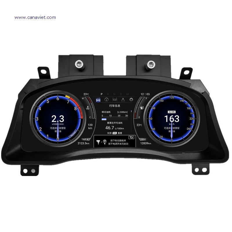 lcd instrument cluster digital dash panel dashboard speedometer ...