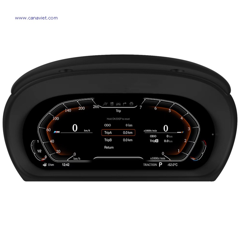 lcd instrument cluster digital dash panel dashboard speedometer ...