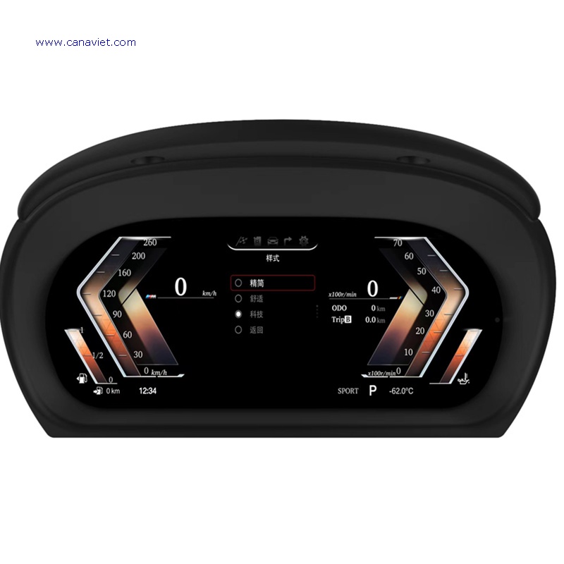 lcd instrument cluster digital dash panel dashboard speedometer ...